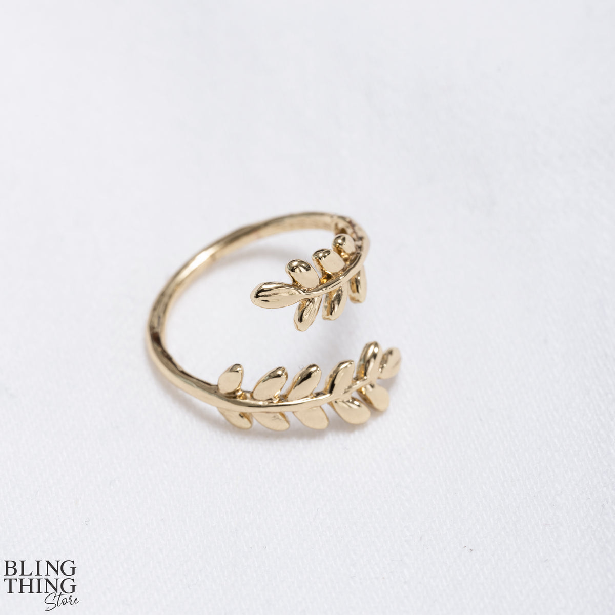 Open Leaf Ring